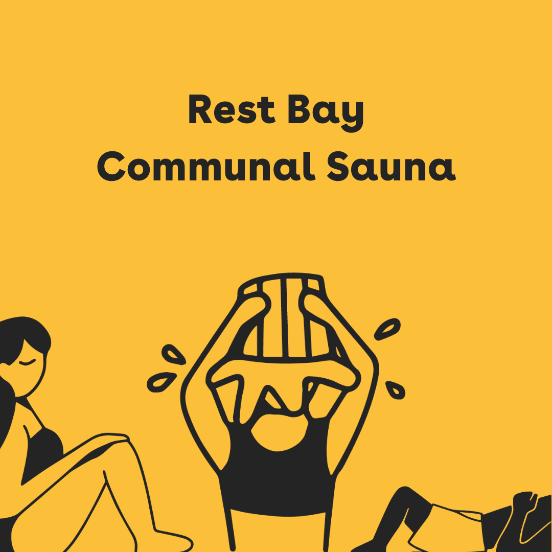 Communal Sauna at Rest Bay – Authentic Wood Fired Sauna at Hikitalo